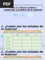 Modelo cinético corpuscular de la materia | PDF