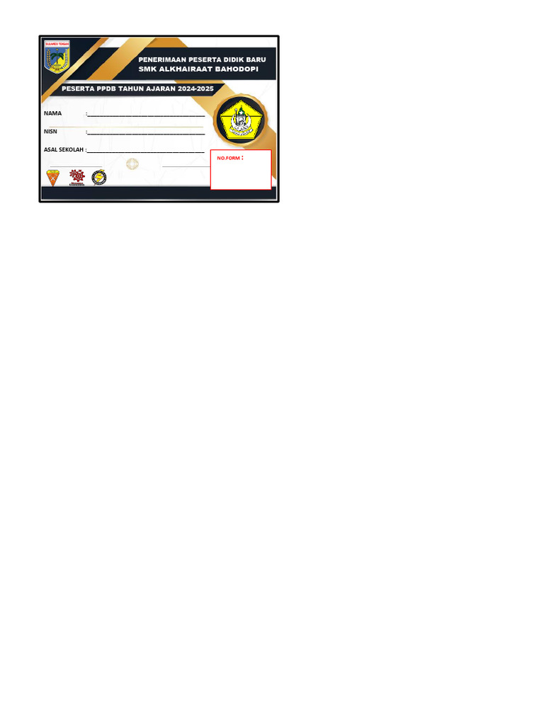 Saya Sedang Berbagi 'ID CARD PPDB' Dengan Anda | PDF