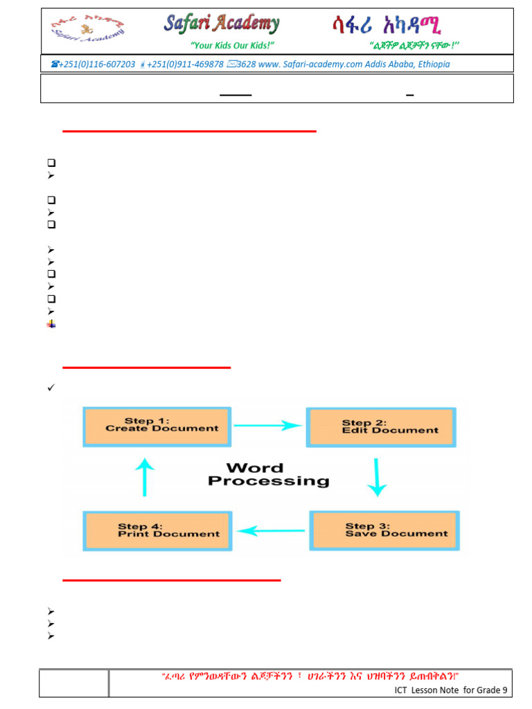 Grade 9 ICT: Application Software Guide | PDF | Microsoft Excel ...