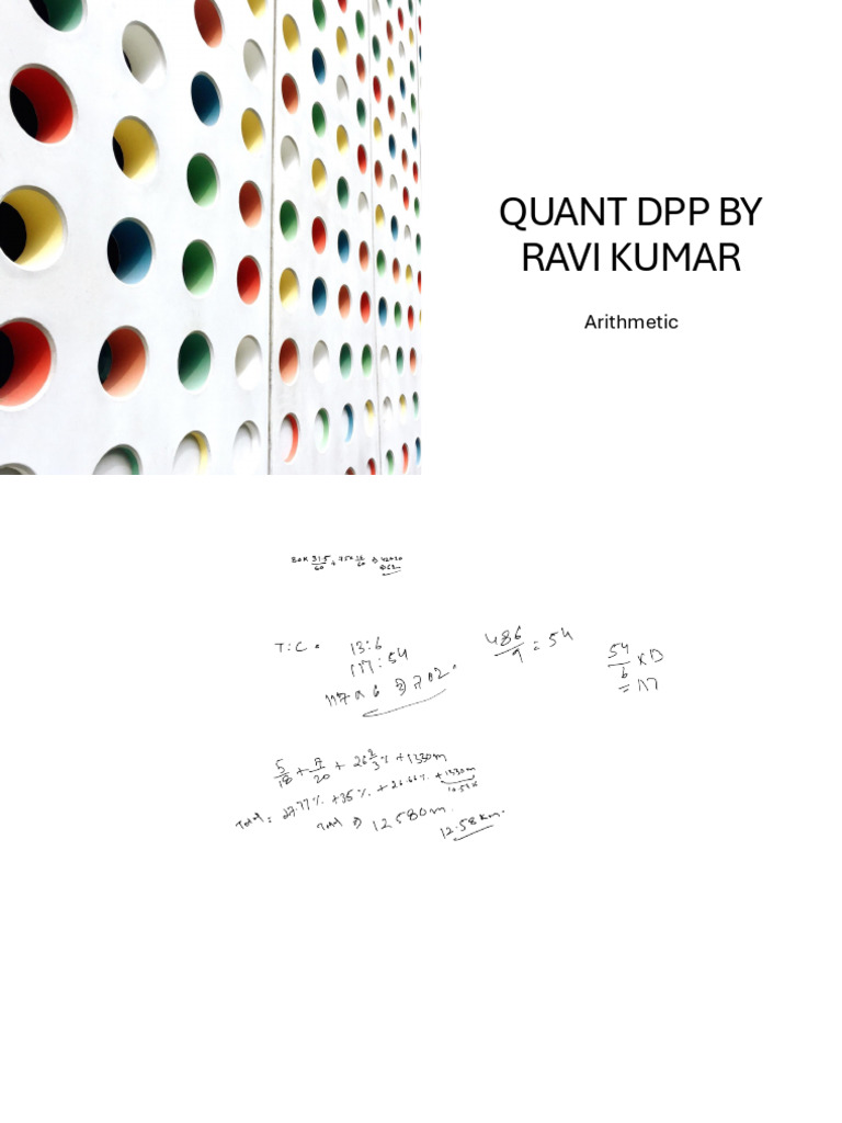 Time Speed Dis DPP I Sol | PDF | Speed | Transport