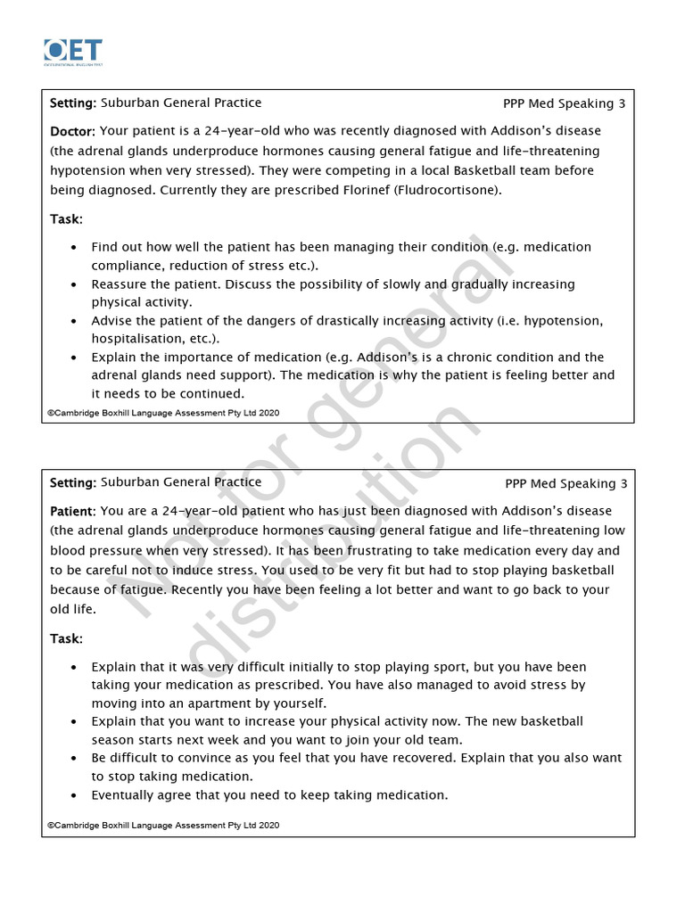 Med Speaking 03 | PDF | Medicine | Medical Specialties