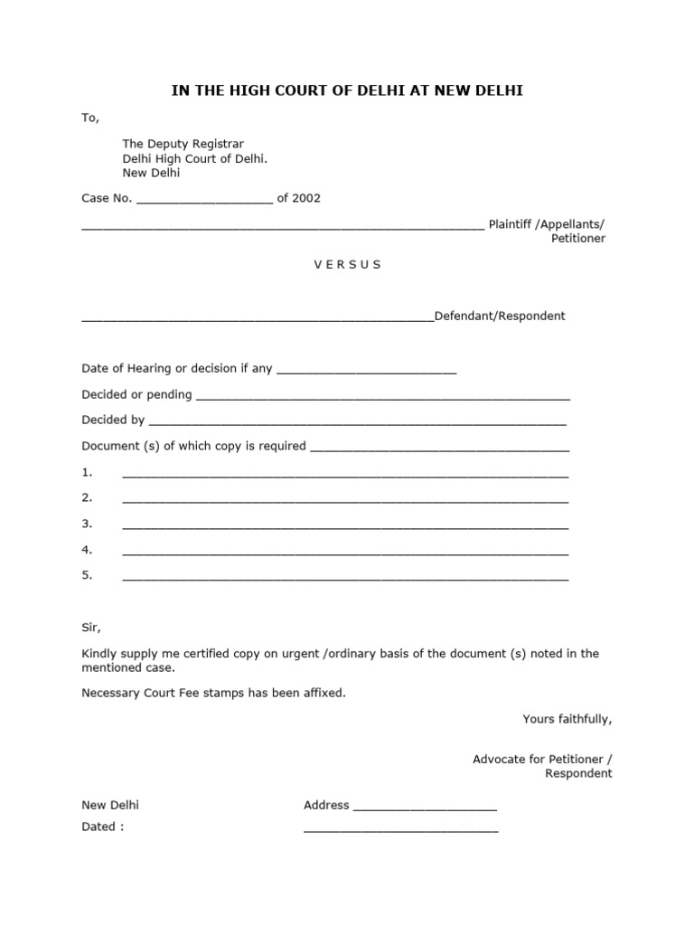 Application For Certified | PDF