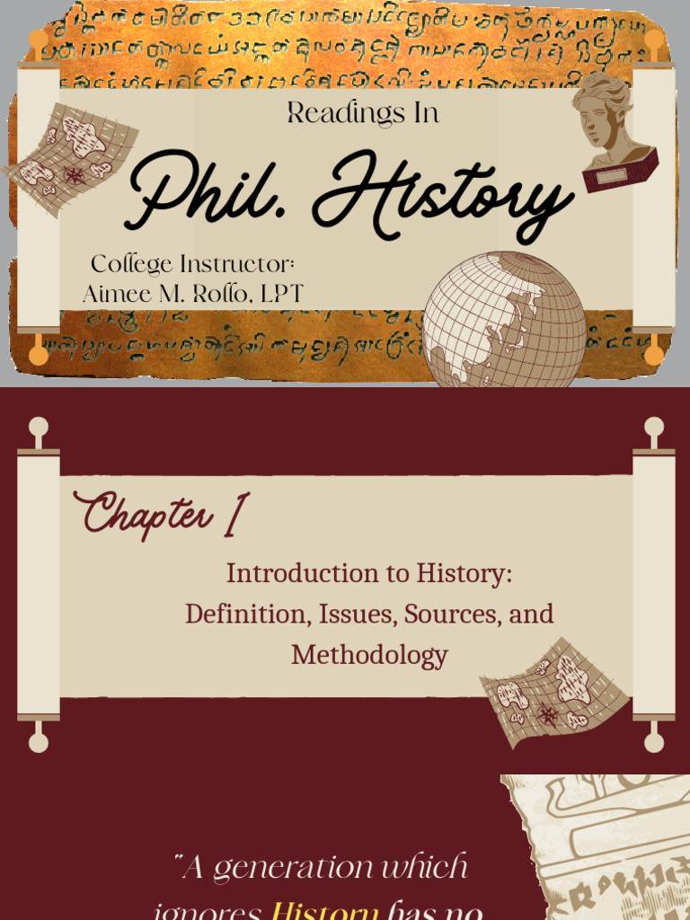 Chapter One Introduction To History | PDF | Methodology | Knowledge