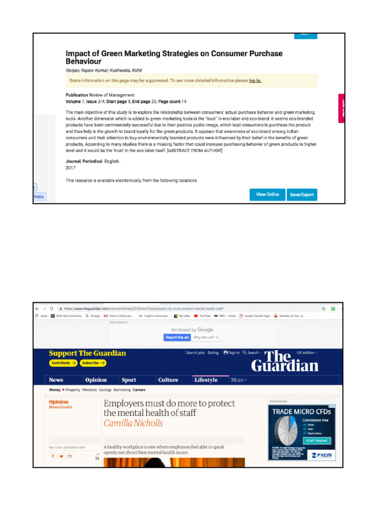 Referencing Task - Journal Article & Website | PDF