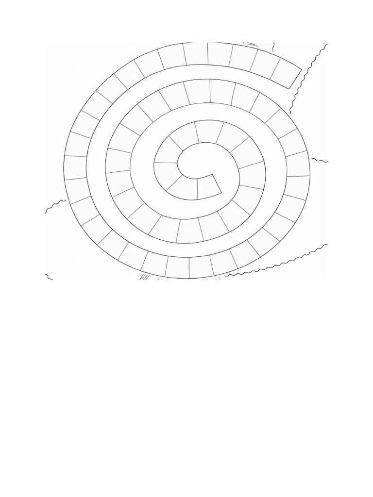 Spiral Board Game Template | PDF