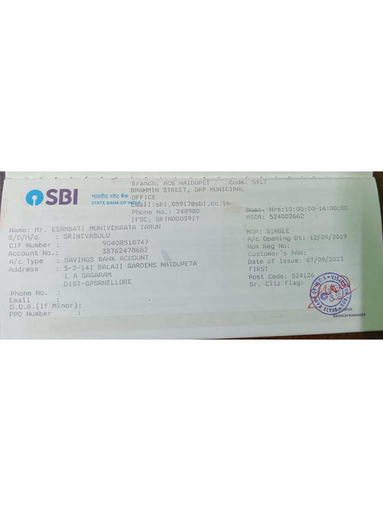 bank tharun (3) | PDF