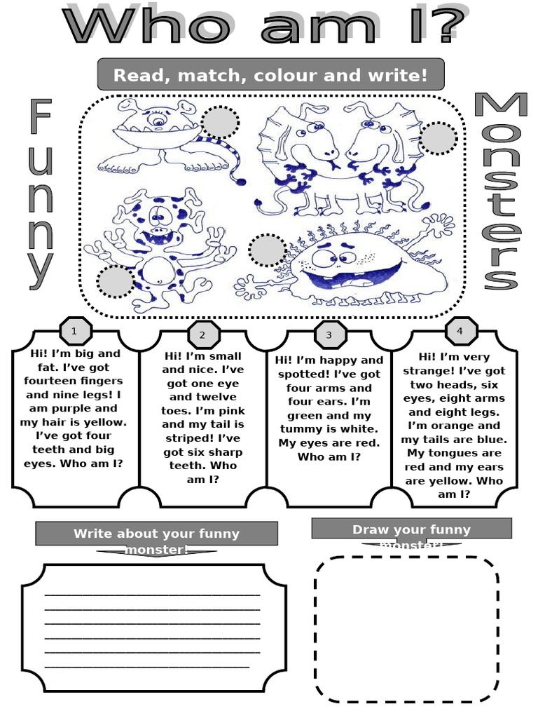 Who Am I - Body Parts | PDF