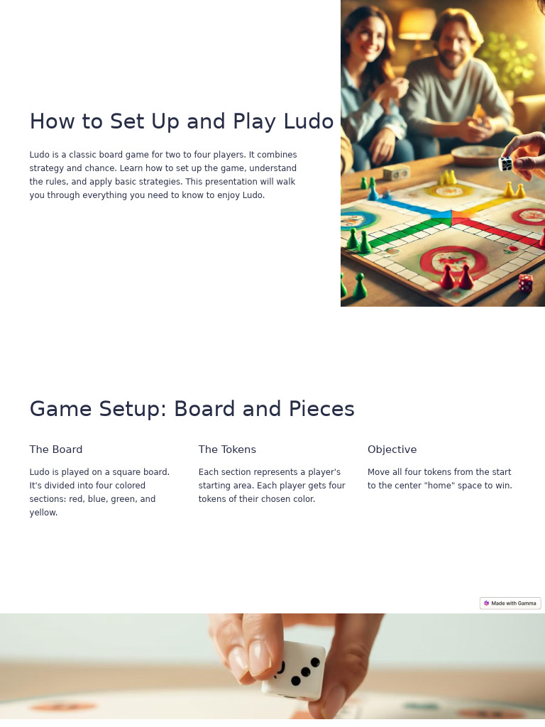 How to Set Up and Play Ludo | PDF | Board Games | Tabletop Games