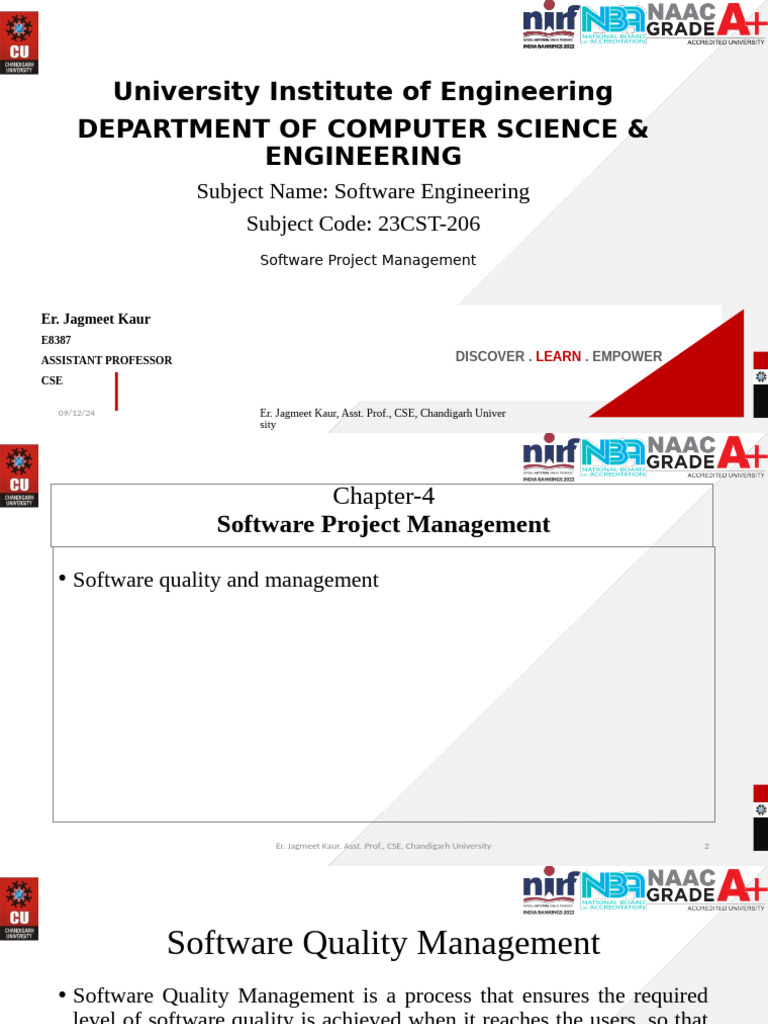 4-Software Quality Management | PDF | Software | Software Quality