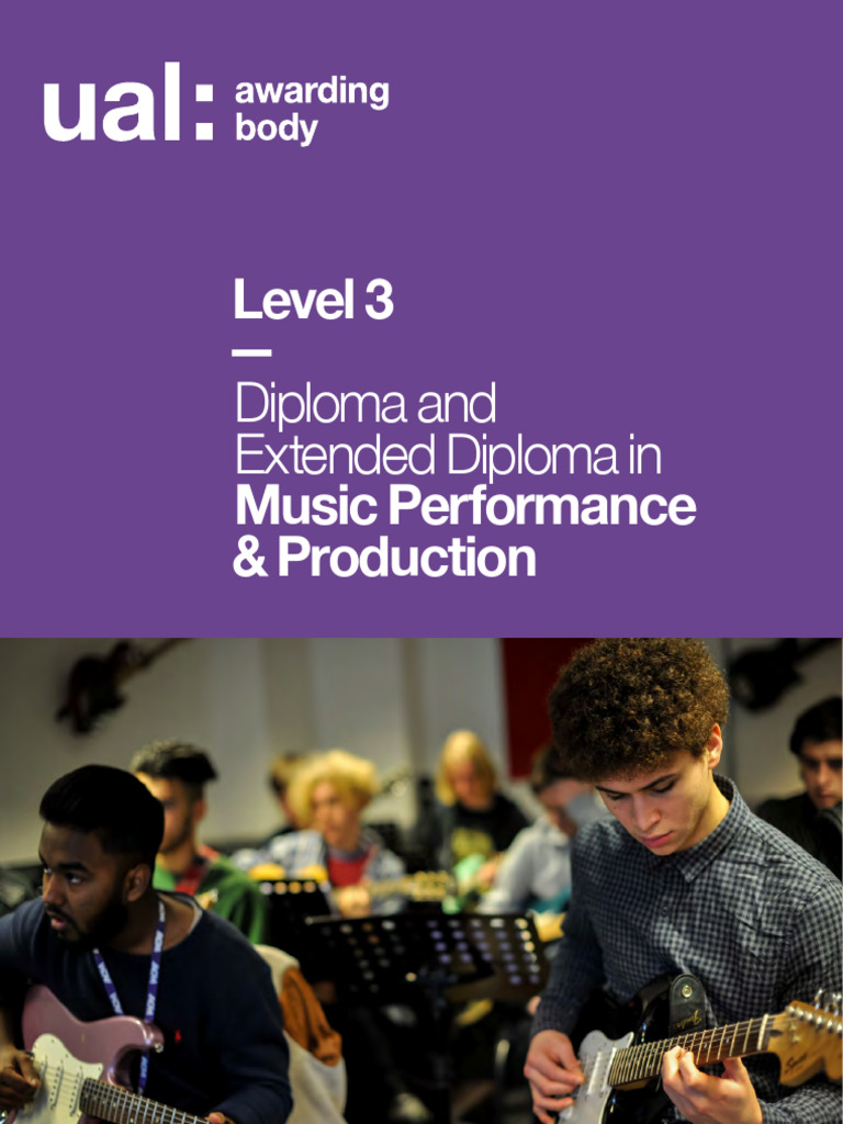 UAL Level 3 Music Diplomas Overview | PDF | Knowledge | Learning
