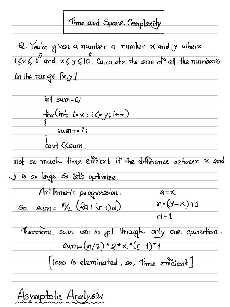Time and Space Complexity | PDF