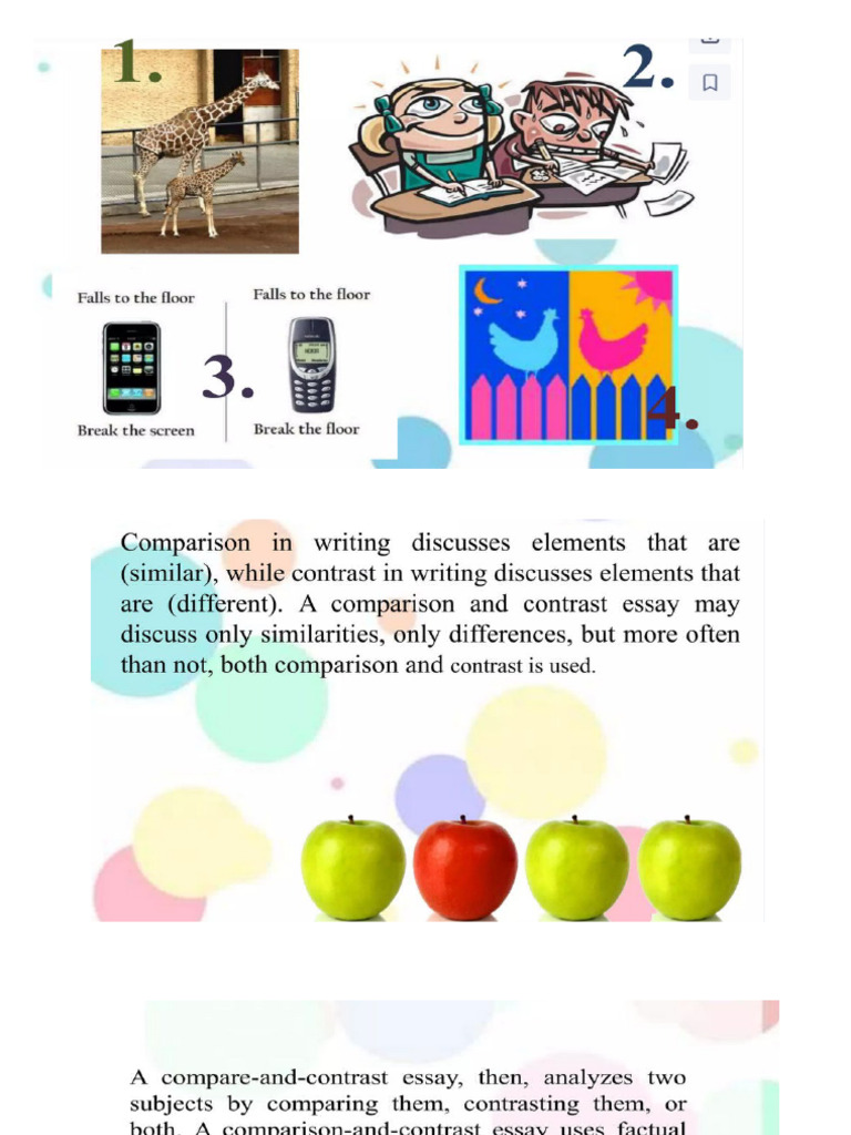compare and contrast | PDF