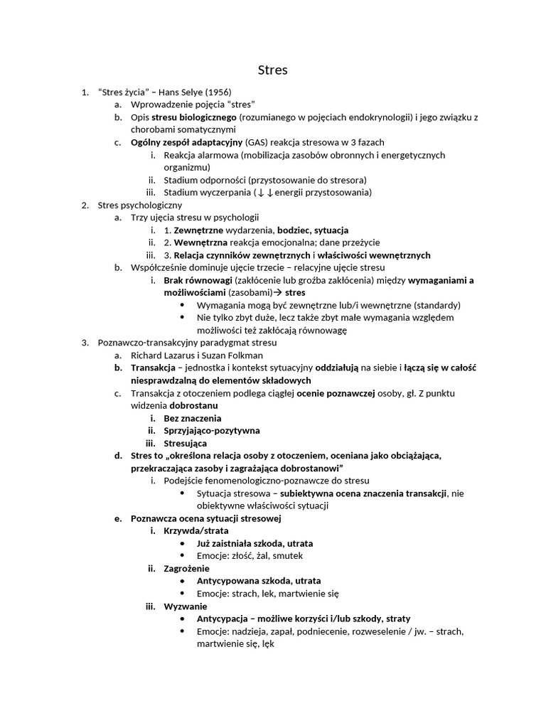 Stres | PDF