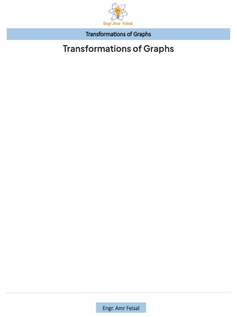GRPSH & Transformations of Graphs | PDF