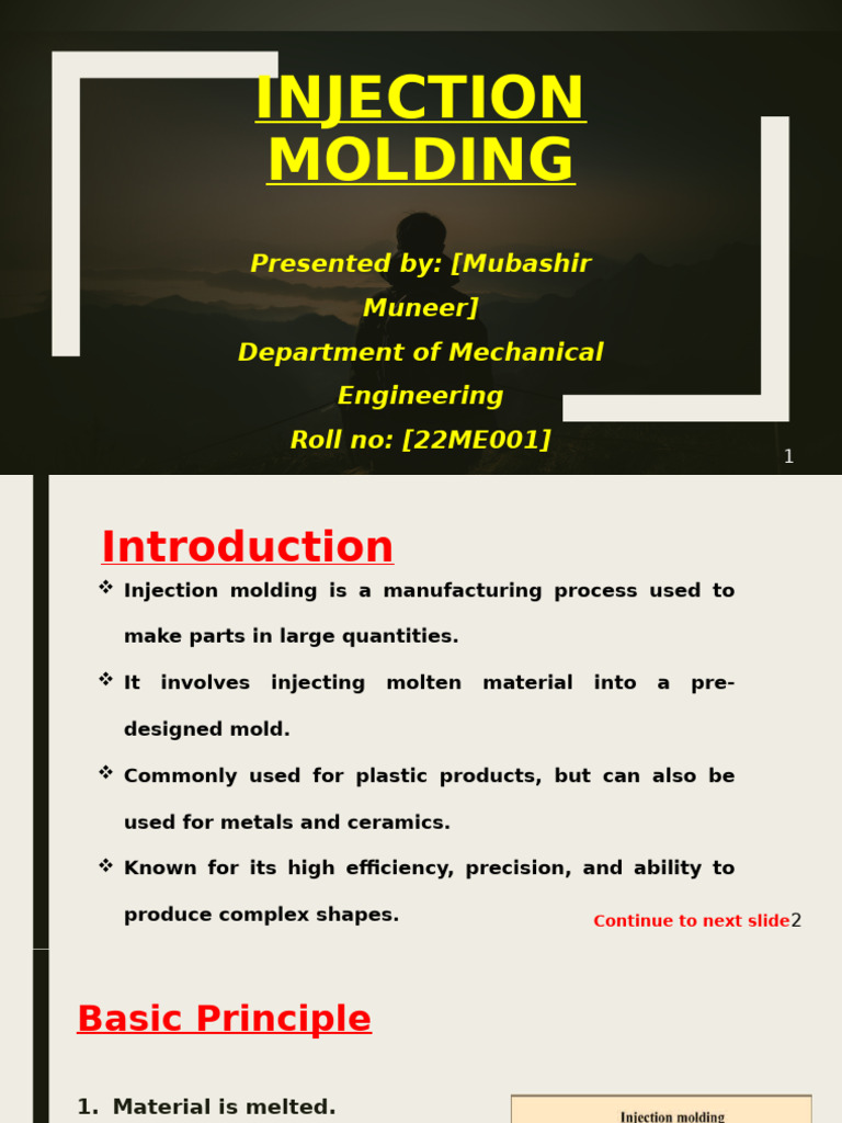 Injection Molding | PDF