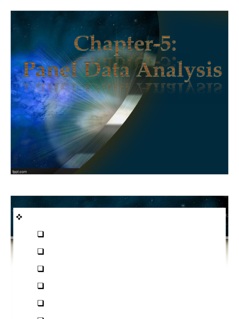 Panel Data Analysis Techniques Explained Pdf Ordinary Least Squares