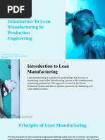 5M For Planning | PDF | Lean Manufacturing | Machining