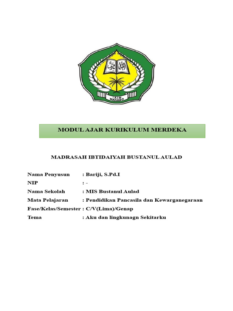 Modul Ajar Bariji Ok | PDF