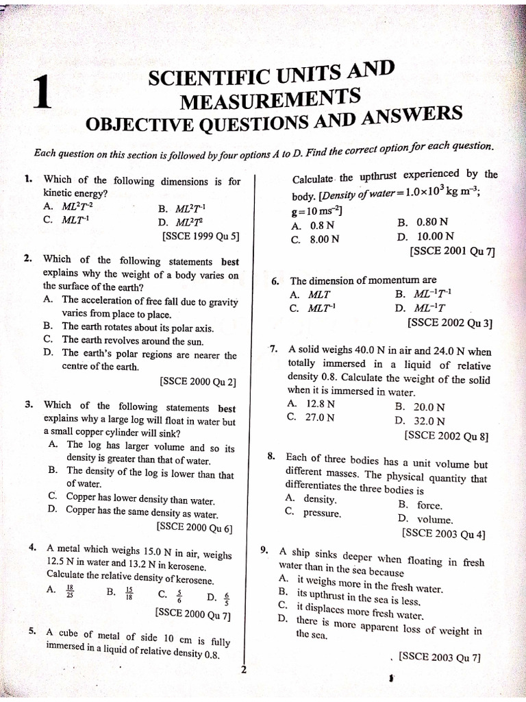 Success Awaits (Physics TOPIC 1) ? Pasco | PDF