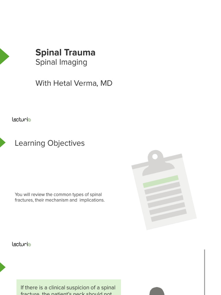 Slides - Spinal Trauma | PDF