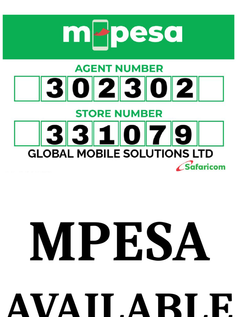 MPESA AVAILABLE | PDF
