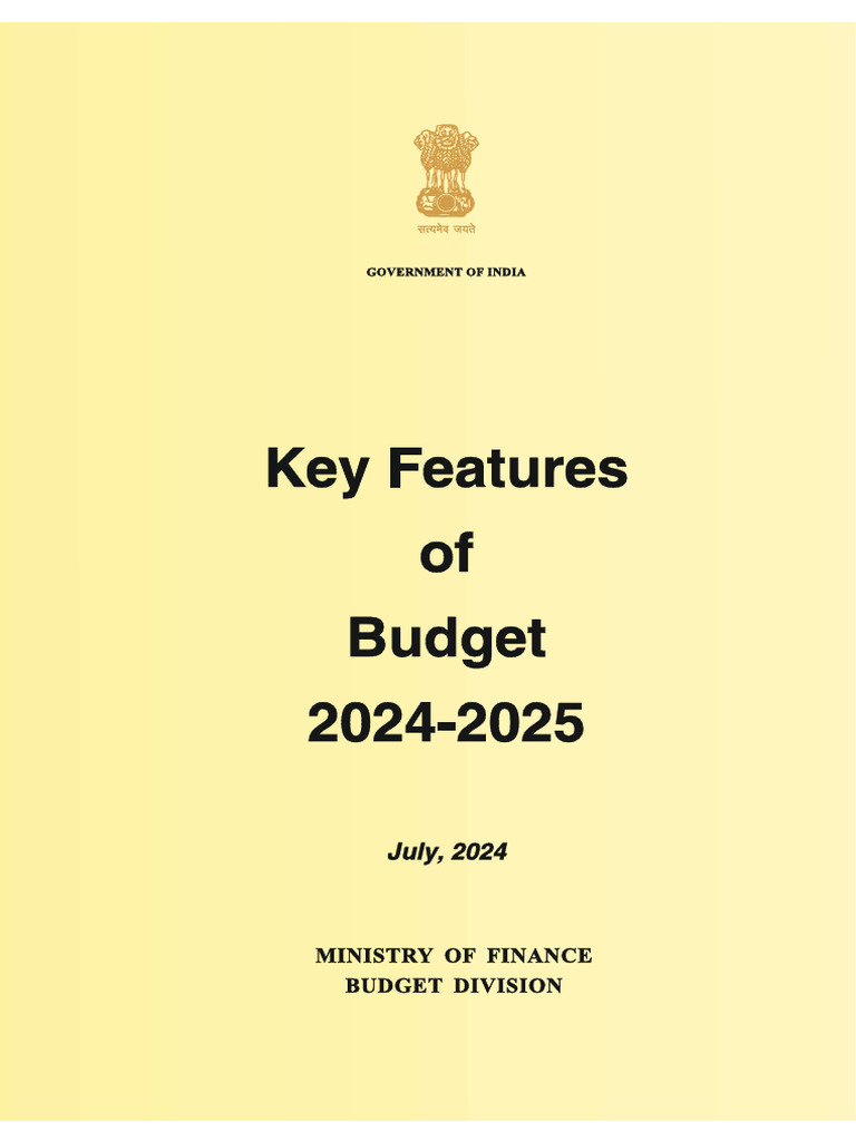 Budget Key Highlights | PDF