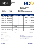 BDO Bank-Statement | PDF