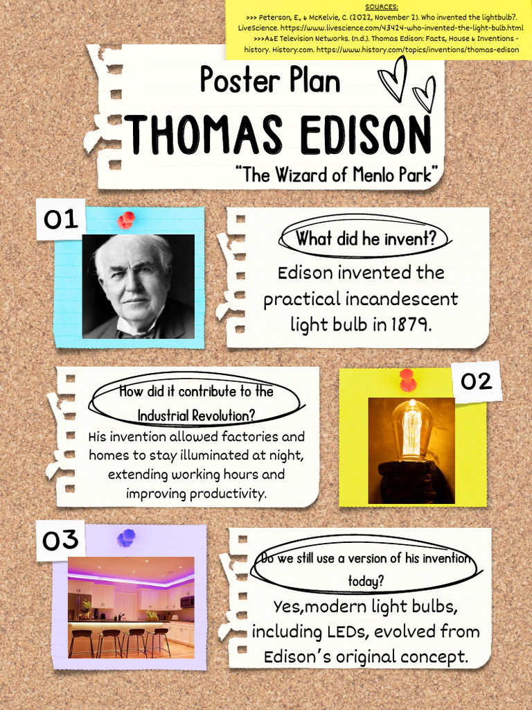 Poster Thomas Edison | PDF