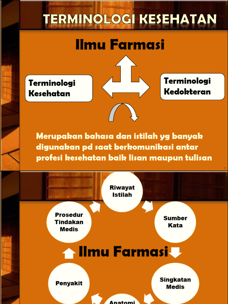 Terminologi Medis dalam Ilmu Farmasi | PDF