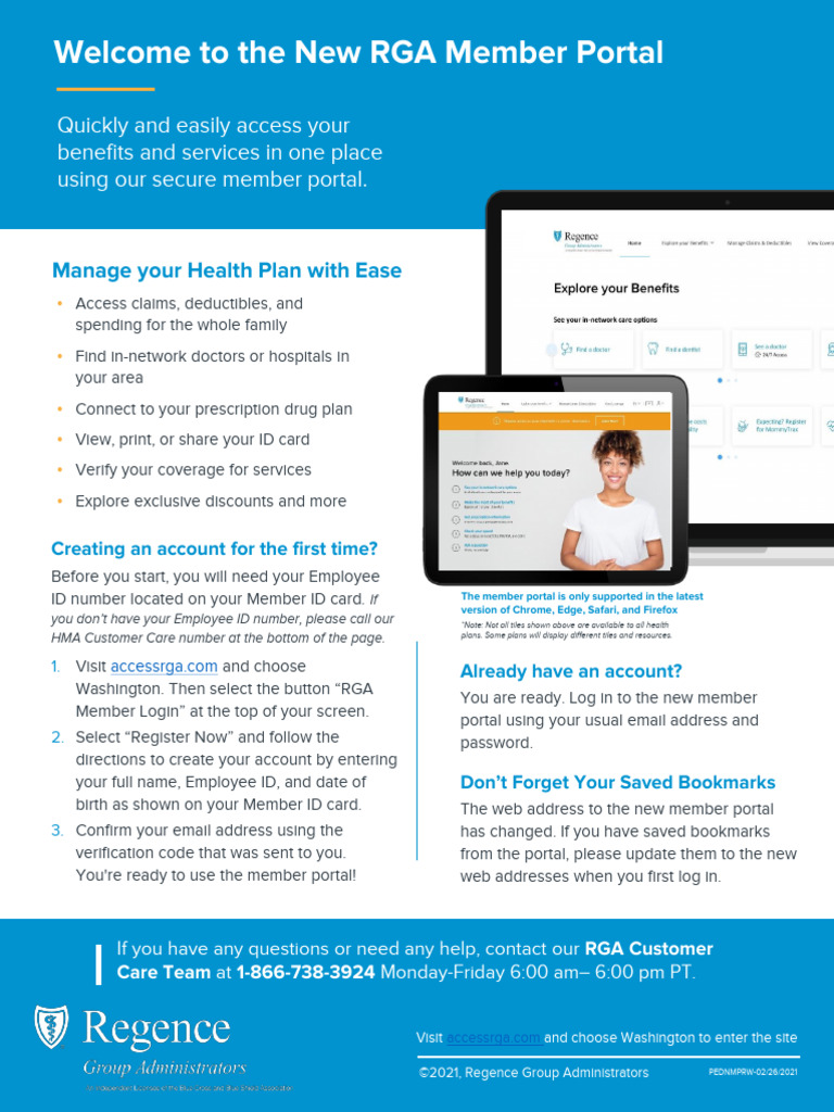 RGA Member Portal Flyer FAQ English | PDF | Computing | Cyberspace