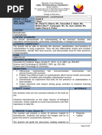 Grade 10 Carbohydrates Lesson Plan | PDF | Carbohydrates | Biomolecules