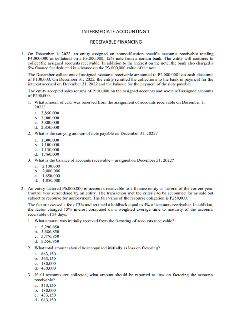 Receivable Financing | PDF