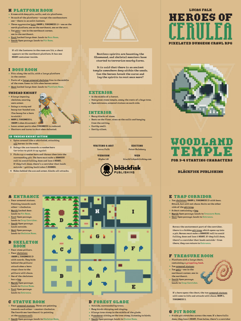 Heroes of Cerulea â Woodland Temple | PDF