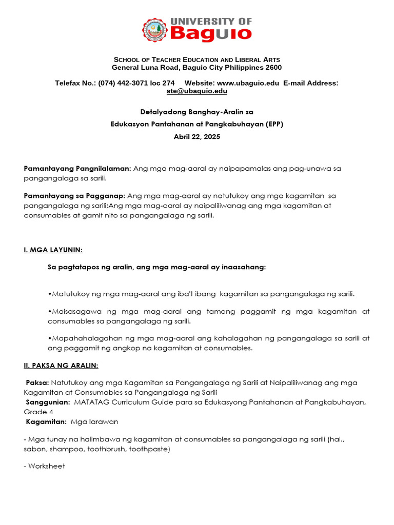 Teapan Lesson Plan2 | PDF