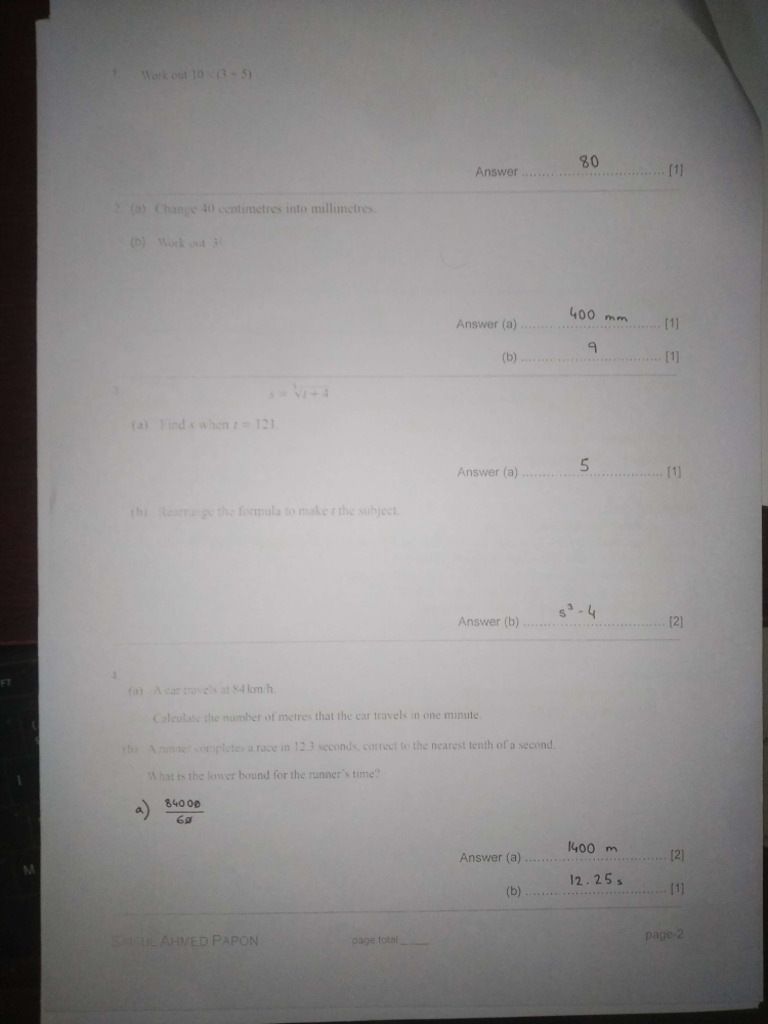 Maths-d-mock2-paper1ms | PDF