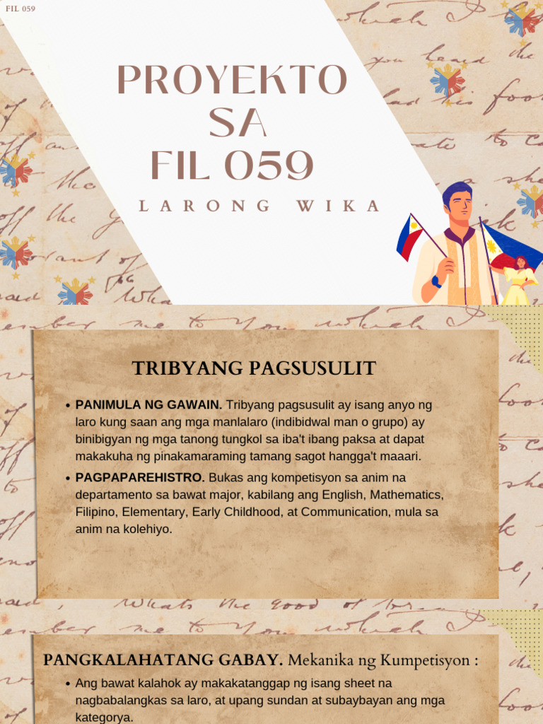 PROYEKTO-SA-FIL-059 | PDF