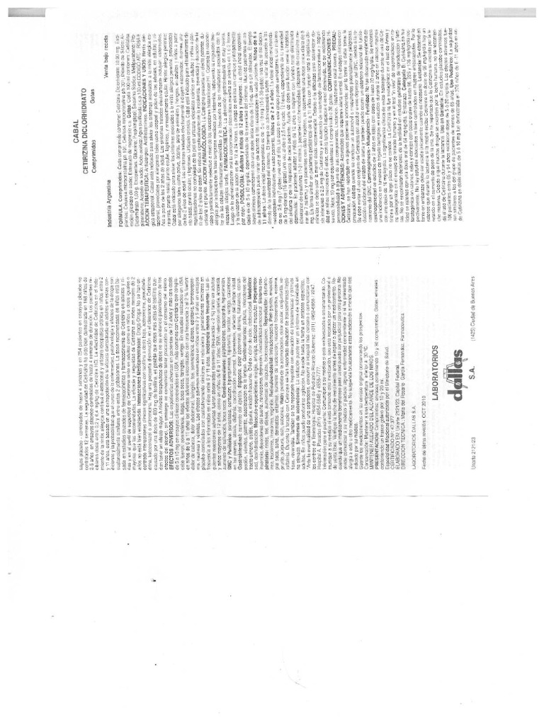 Prospecto Cabal Posta | PDF