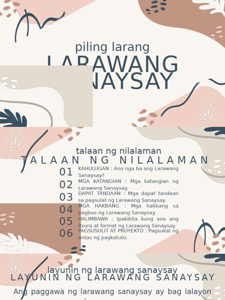 Larawang Sanaysay Kabuoan | PDF