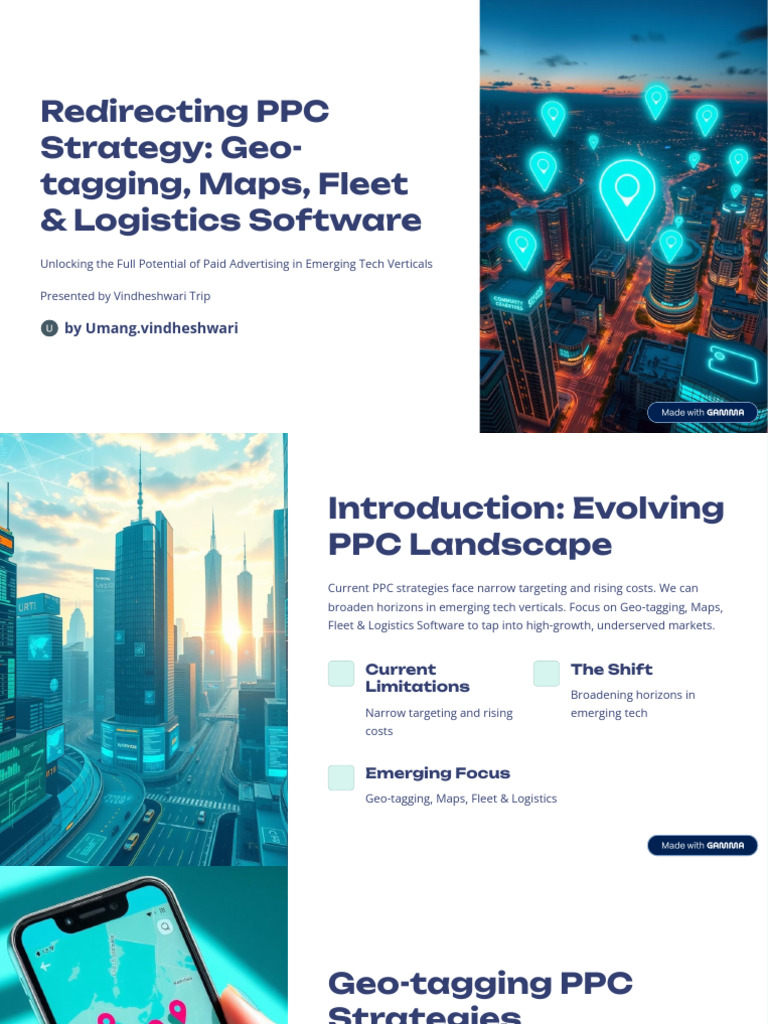 Redirecting-PPC-Strategy-Geo-tagging-Maps-Fleet-and-Logistics-Software | PDF | Logistics ...