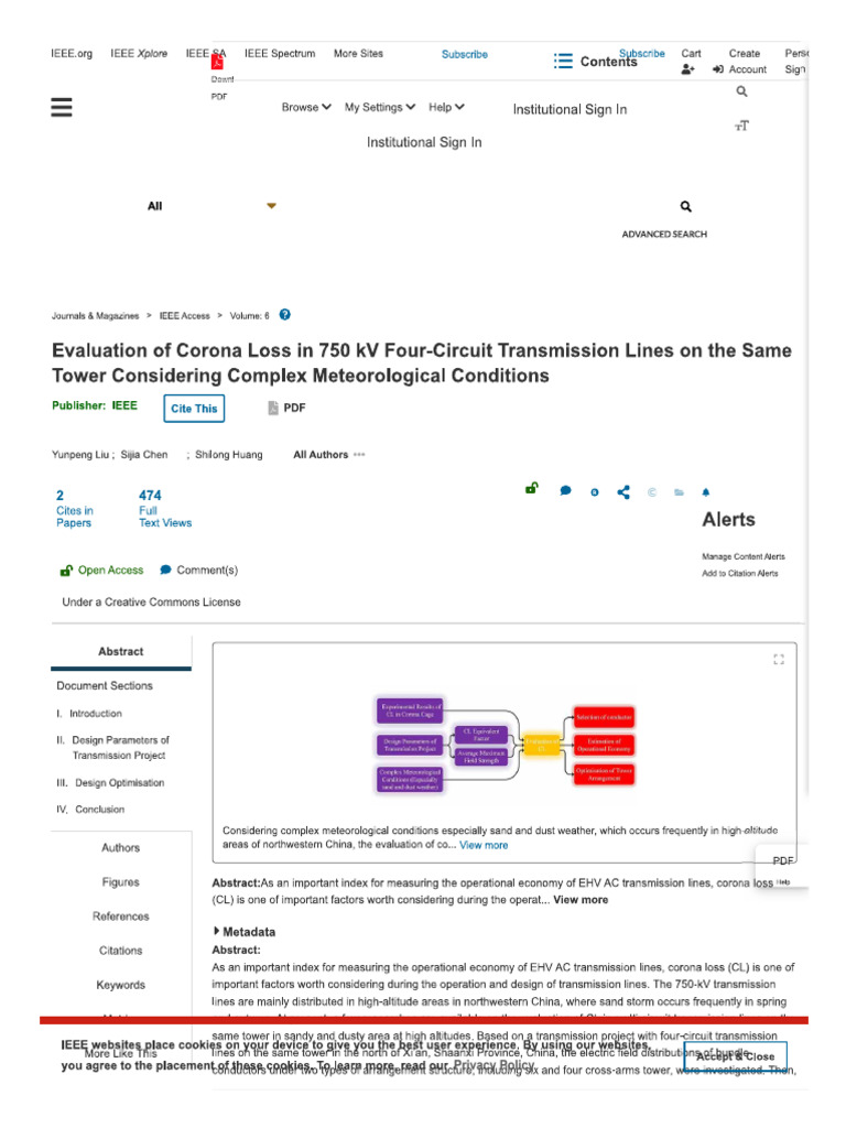 Transmission Line Corona Loss 750kV | PDF