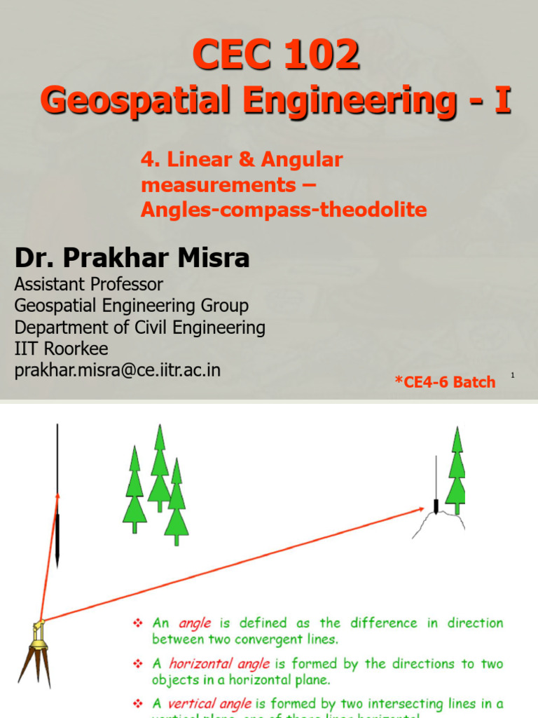 4.1 Angle Compass Theodolite | PDF | Compass | Angle