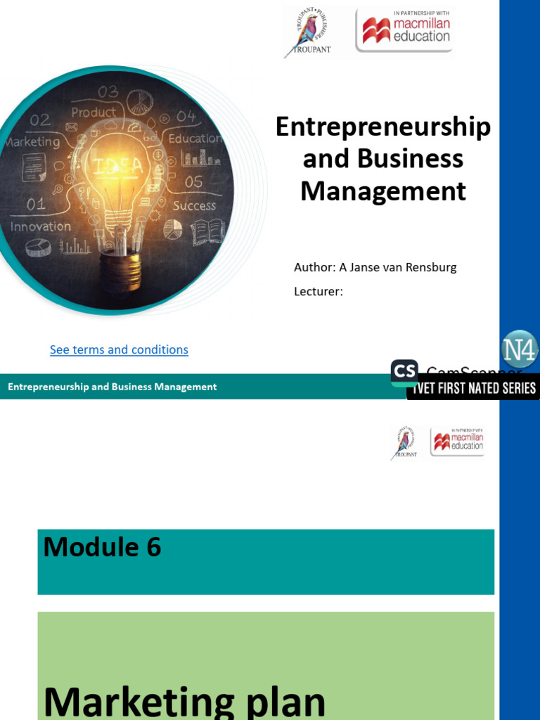 TVET FIRST EBM N4 - Module 6 | PDF | Pricing | Sales