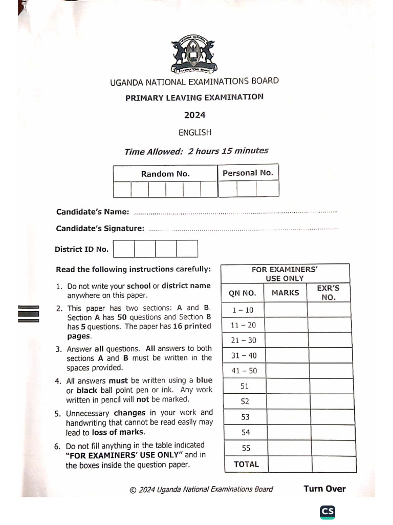 2024 Ple English | PDF