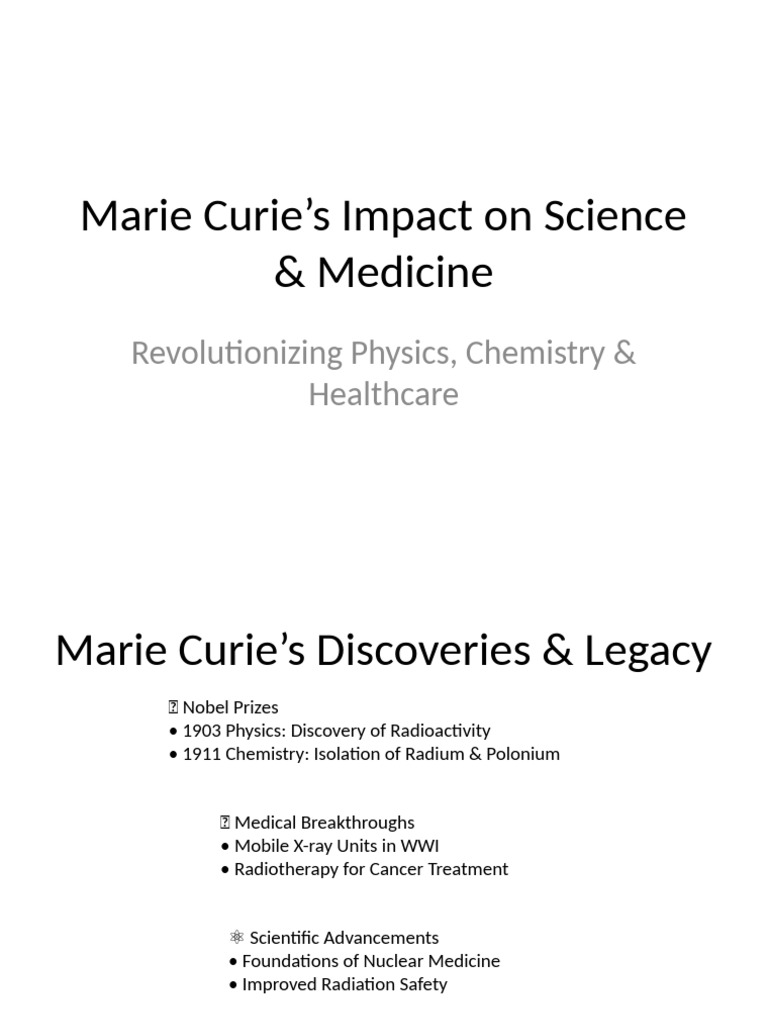 marie curie | PDF