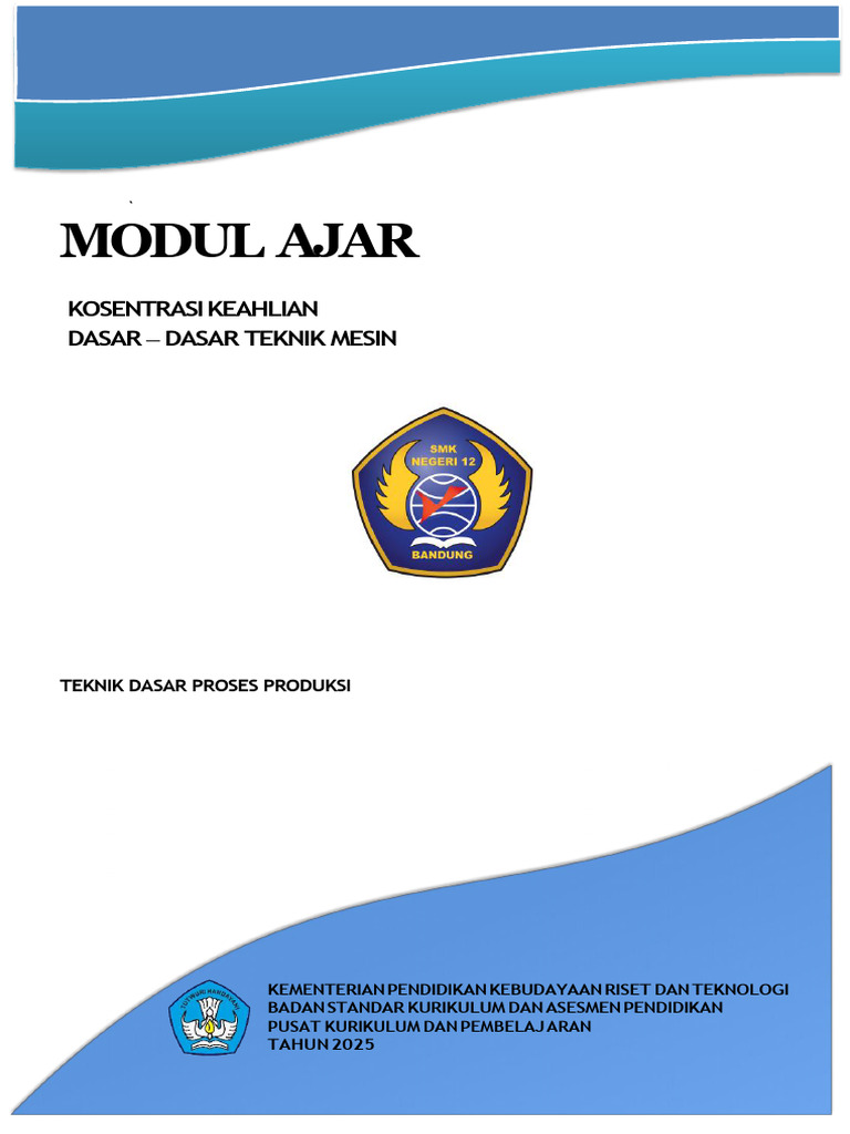 Modul Ajar Teknik Pemesinan Pesawat Udara (Aircraft Machining) - Teknik ...