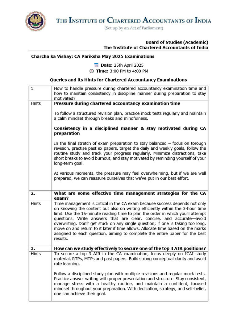 QA of webinar 25thApril 2025_compressed | PDF | Multiple Choice | Audit