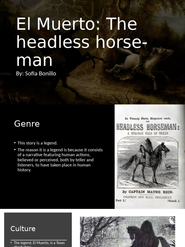 Folktale Presentation Sofia Bonillo El Muerto | PDF | Texas Ranger Division