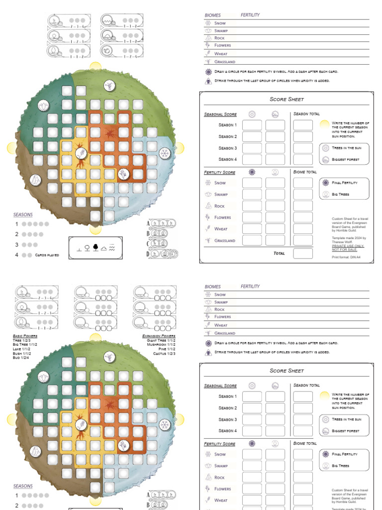 Evergreen Custom Sheet v1 2024 | PDF