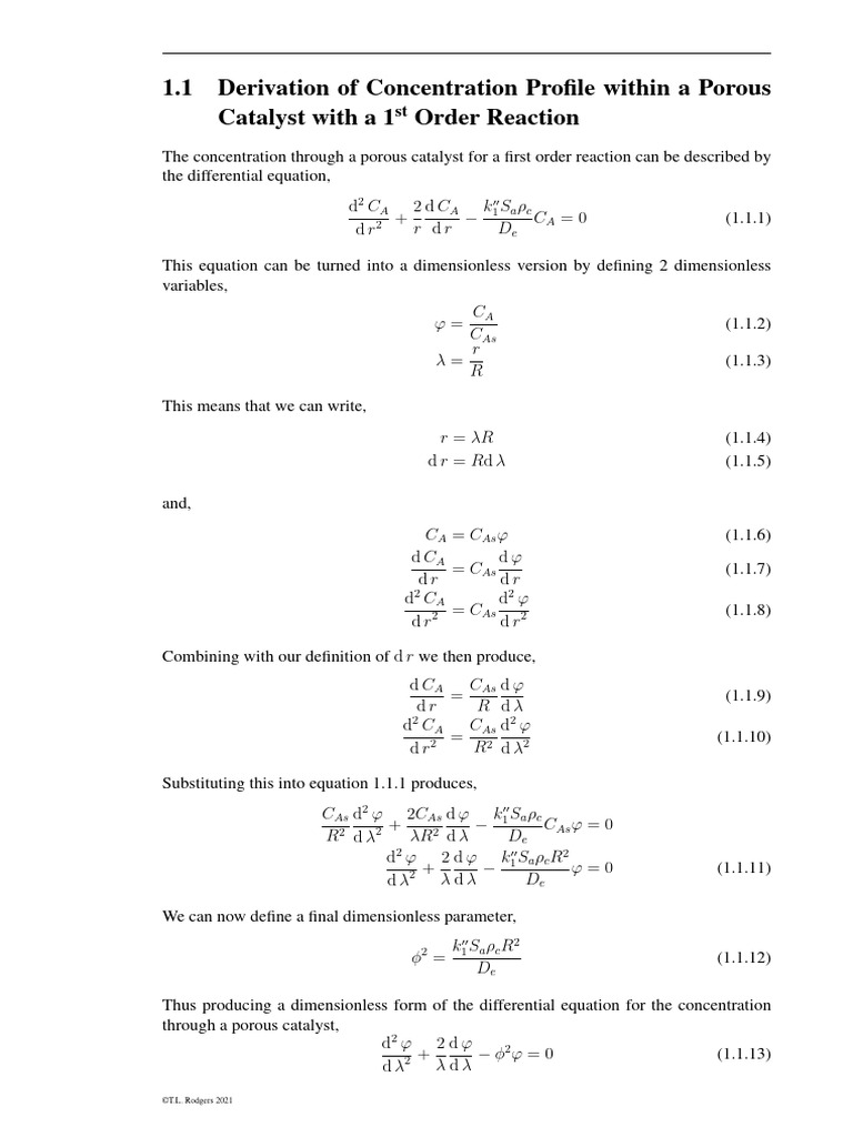 Concentration Profile | PDF | Applied And Interdisciplinary Physics ...