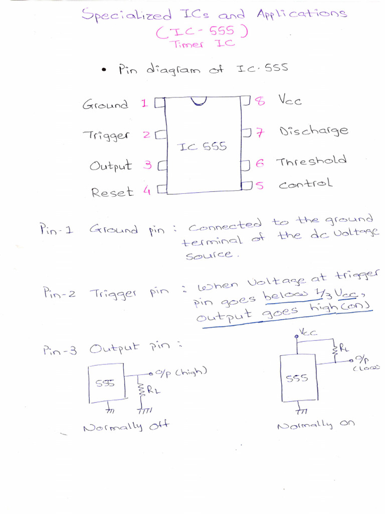 IC 555 Timer Final | PDF